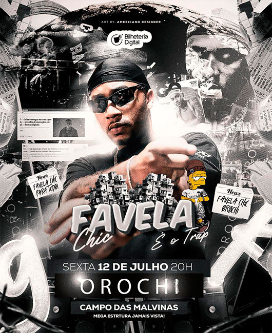 Favela Chic - Orochi em Macaé - Evento ON